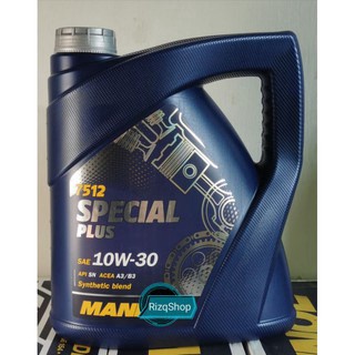 7512 Mannol Special Plus SAE 10W30 Synthetic Engine Oil/Minyak Hitam ...