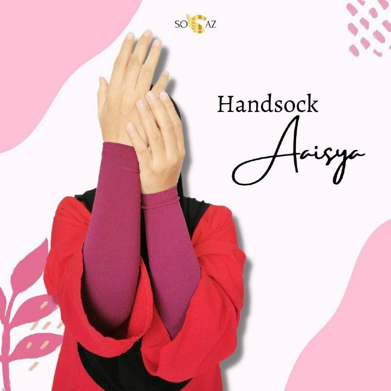 HANDSOCKS AAISYA SIMPLE PLAIN | Shopee Malaysia