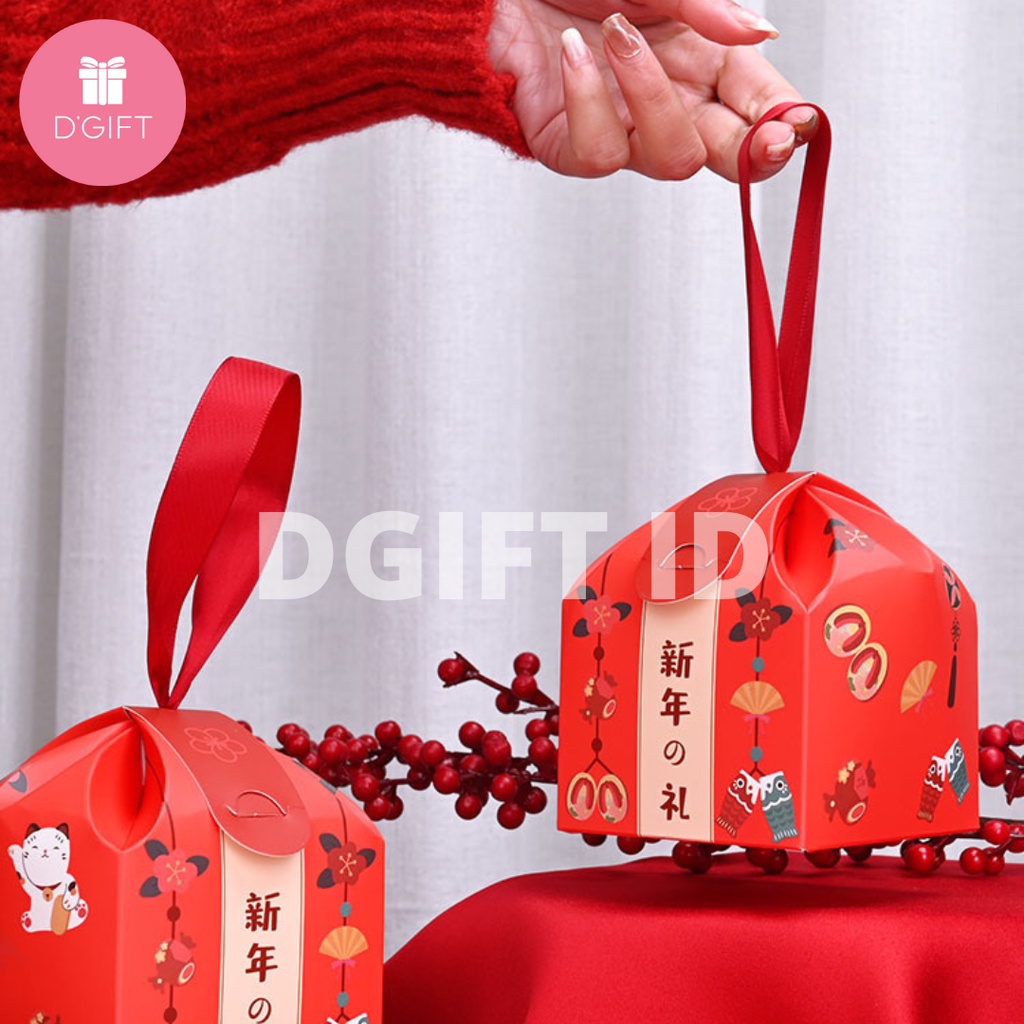 (10pcs)CNY Mini Premium Hampers Box | Chinese New Year Mini Cake Box ...