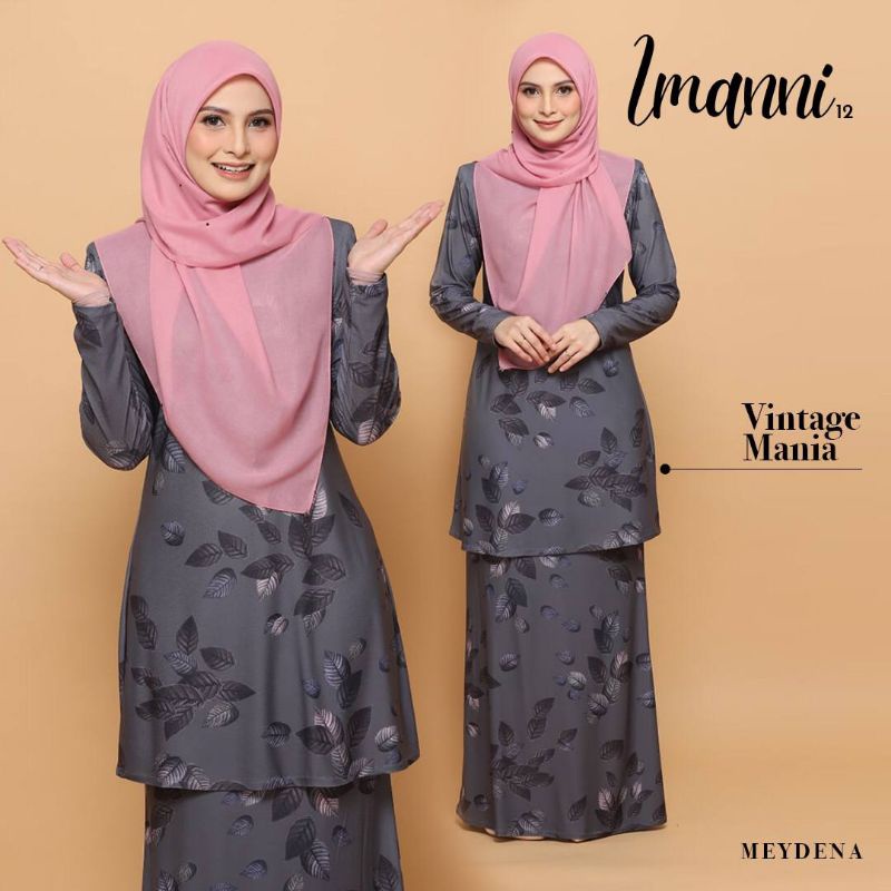 Kurung Ironless | Kurung Imanni 12 | Kurung Tak Payah Gosok | Kurung ...