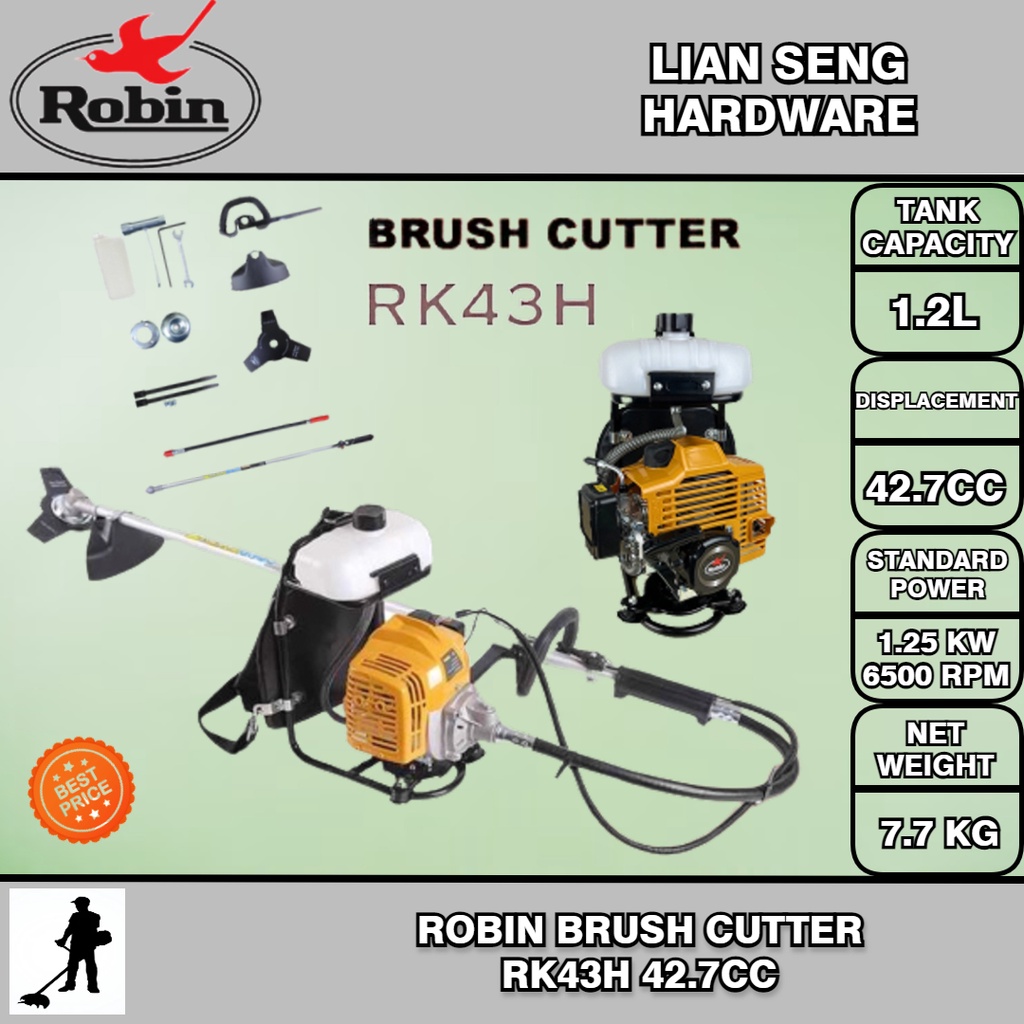 ROBIN BRUSH CUTTER RK43H - 42.7CC | Shopee Malaysia