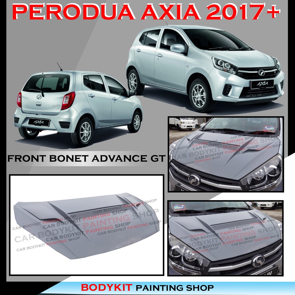 PERODUA AXIA 2014-2020 FRONT BONET BONNET ADVANCE GT STYLE -MATERIAL ...