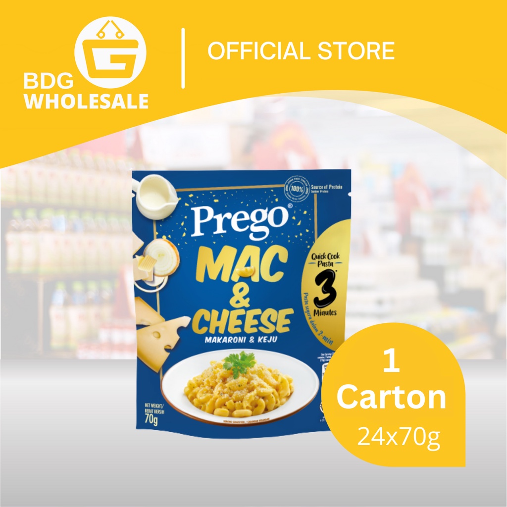 Prego Mac & Cheese 24 x 70g | Shopee Malaysia