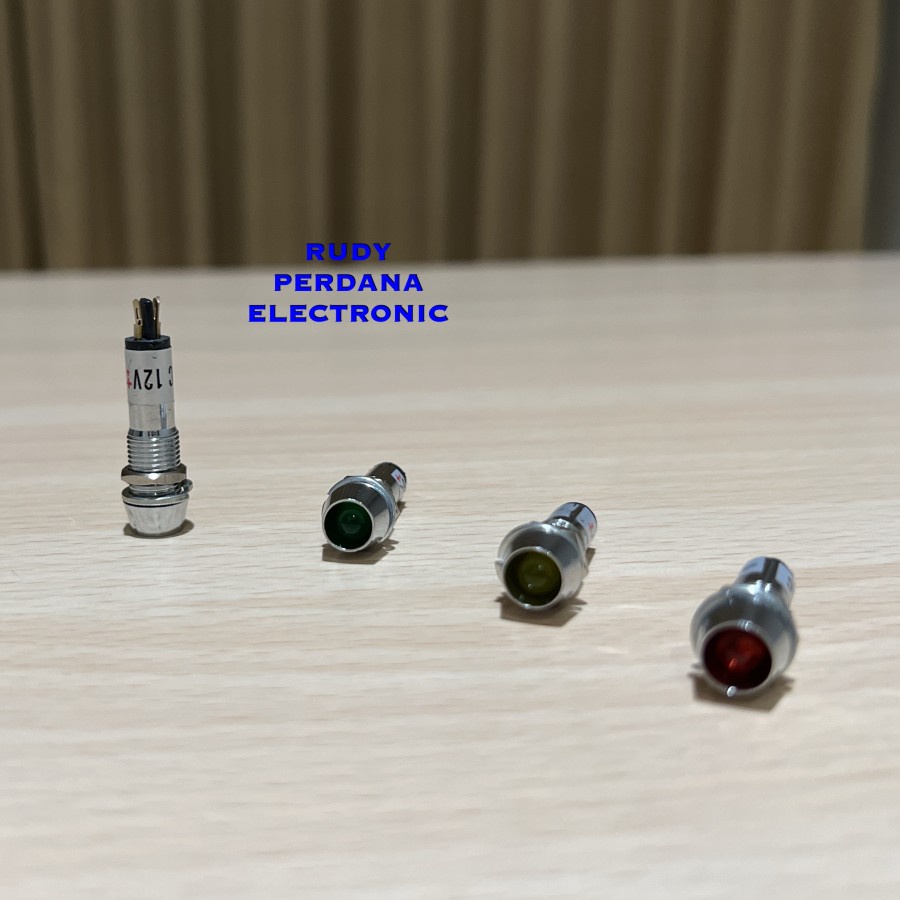 Pilot LAMP PILOT PANEL INDICATOR 8MM 12V DC IRON AC XD8-1 | Shopee Malaysia