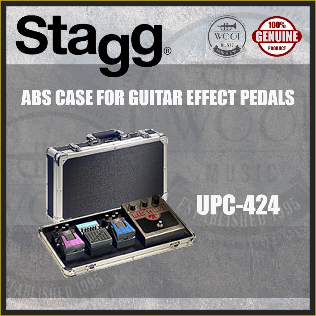 Stagg UPC-424 ABS Case for Guitar Effect Pedals / Pedalboard / Pedal ...