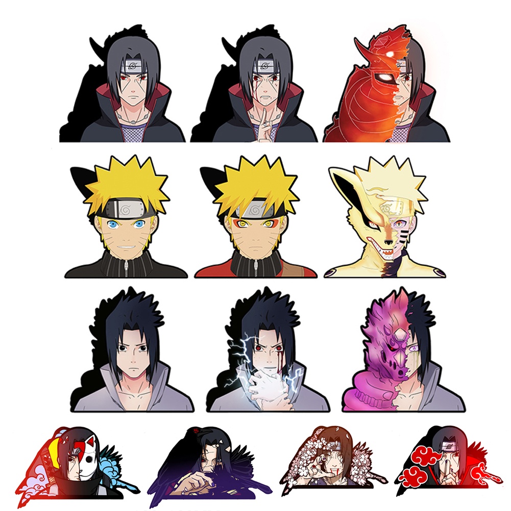 Itachi Laptop Sticker Anime Nar Motion Sticker Anime Waterproof Car ...