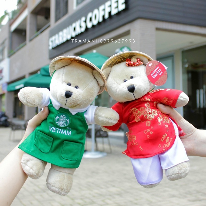 [Authentic] STARBUCKS BEARISTA BEARS - VIETNAM EDITION | Shopee Malaysia