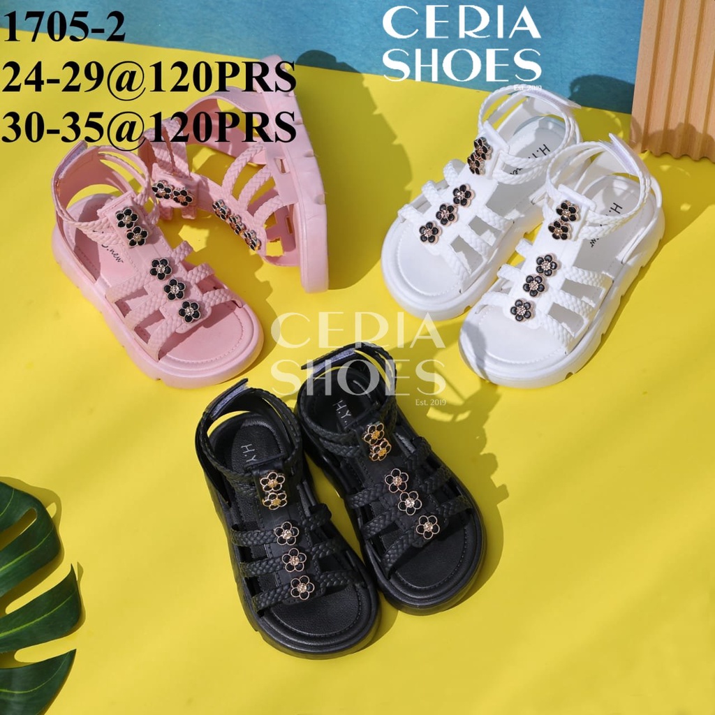 Imported Jelly Rubber Girls Shoes Sandals Adhesive Back Strap Soft ...