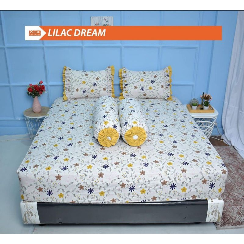 Lilac Dream motif Rubber Sheet by soraya Bedsheet | Shopee Malaysia