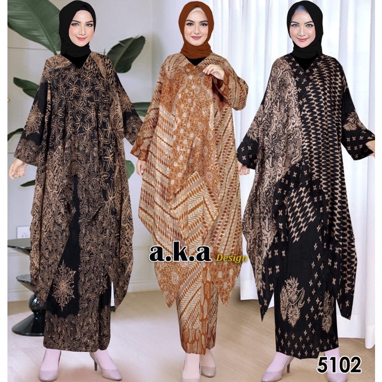 New One Set Semi Silk Batik Suit 5102 | Shopee Malaysia