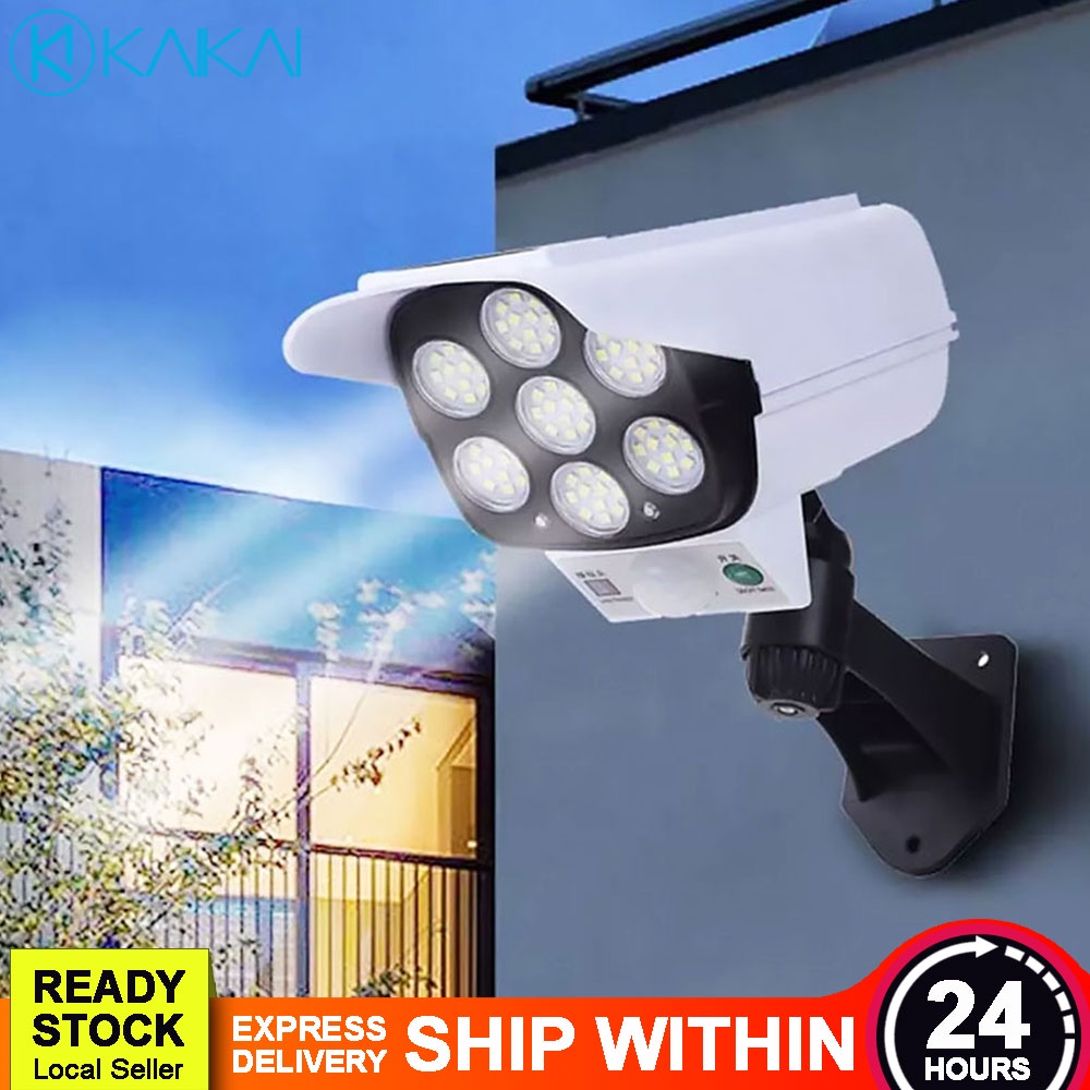 🔥 WEATHERPROOF 🔥 Solar Fake CCTV LED Light Dummy Security Camera ...