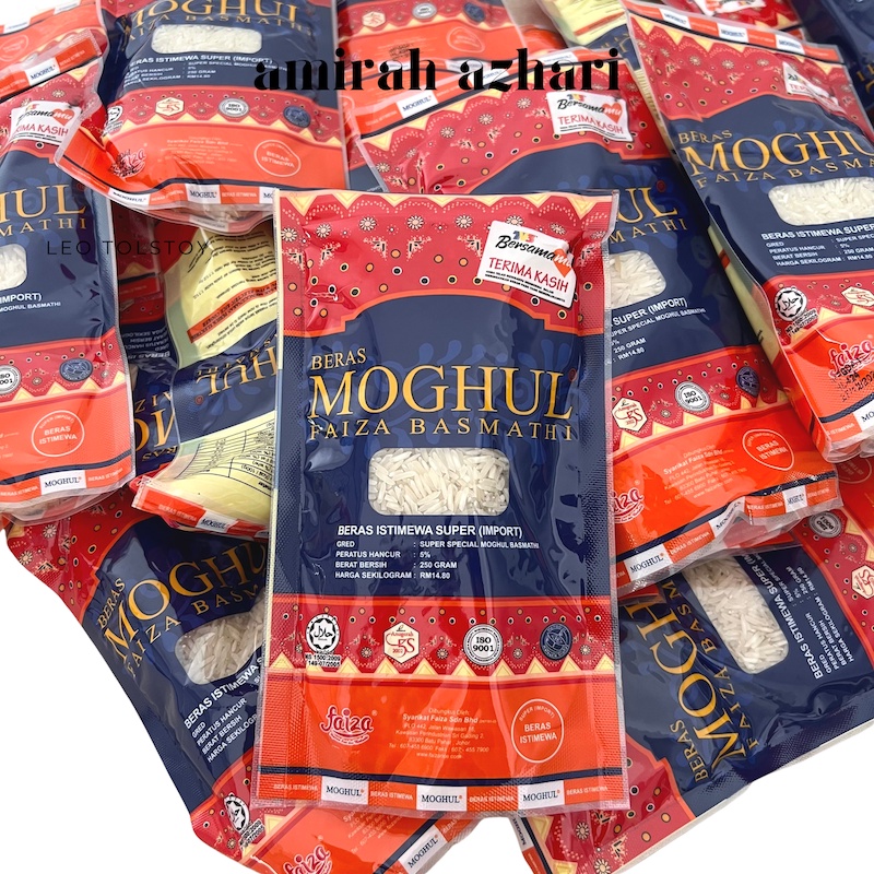 Moghul Faiza Basmathi Beras 250gm 10 pack per order | Shopee Malaysia