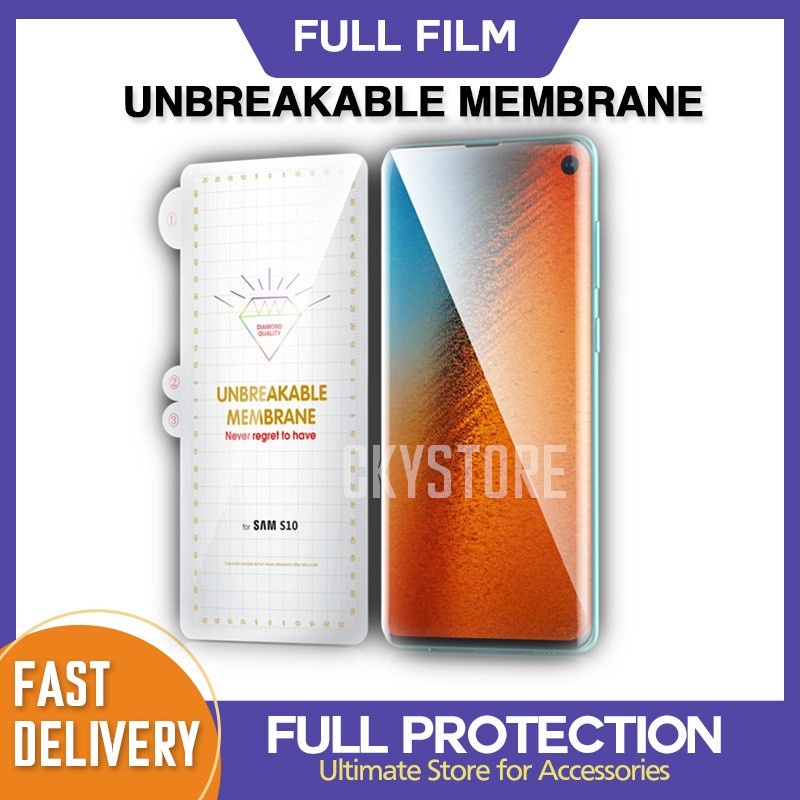 Ip 6 6s 7 8 PLUS X XS 11 Pro 12 Pro Max XR Unbreakable Membrane Full ...
