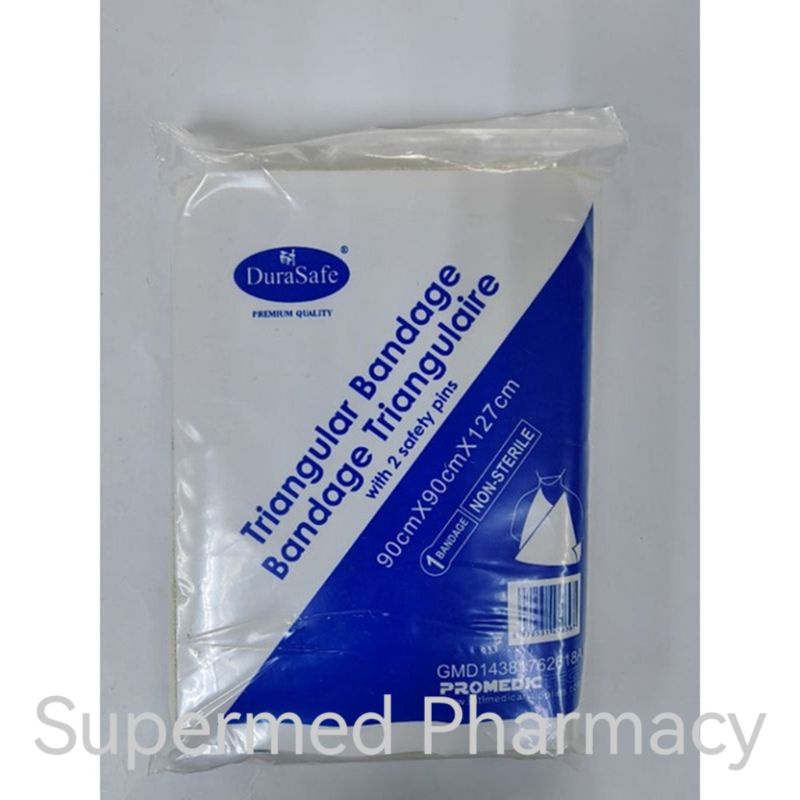 Durasafe Triangular Bandage (Kain Anduh) with 2 Safety Pin | Shopee ...