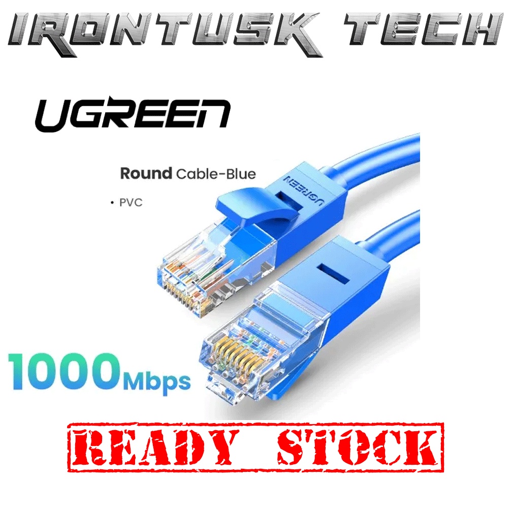UGREEN Cat6 U/UTP RJ45 Network Cable Ethernet LAN Cable - 3 Metre ...