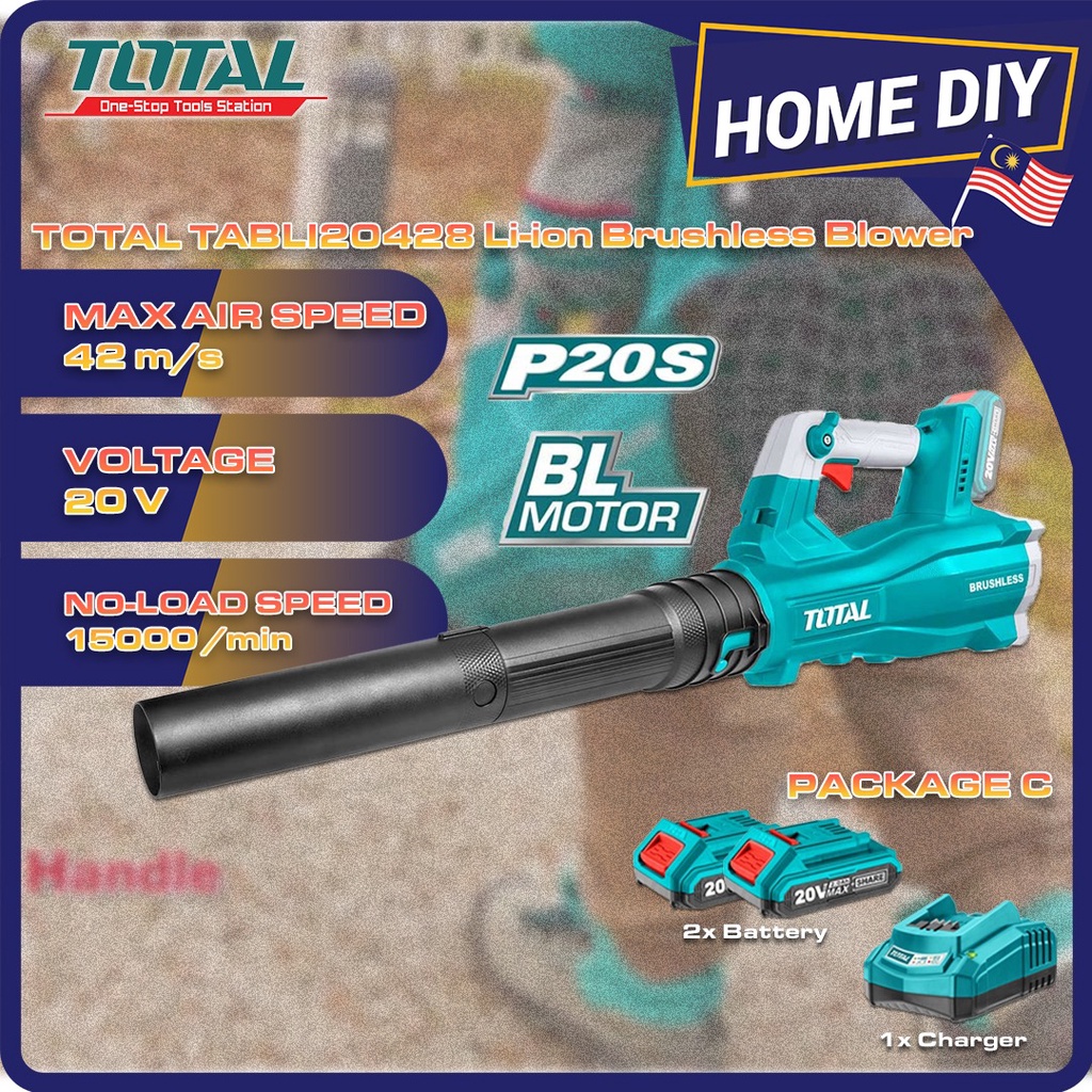 TOTAL TABLI20428 P20s Li-ion Brushless Blower 锂离子抽风机 / Total Li-ion ...