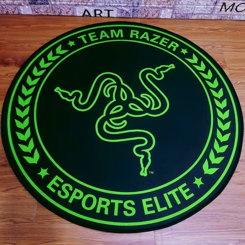 Round Carpet Gamer Area Rugs Razer Rug Carpet for Living Room Sofa ...