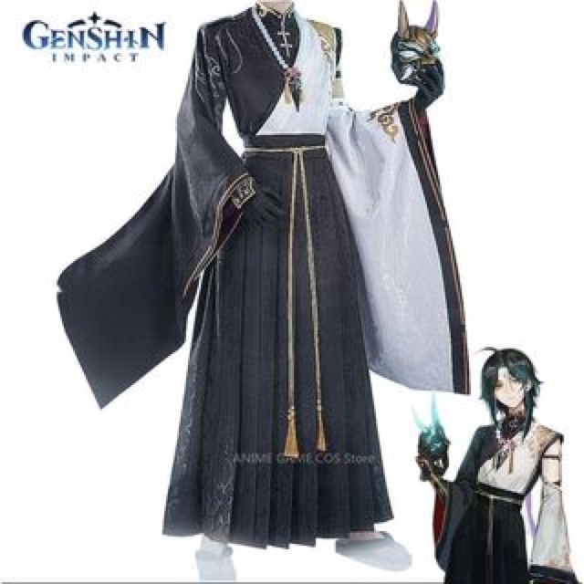 Anime Genshin Impact Project COS Xiao Ancient Costume Game Cosplay ...