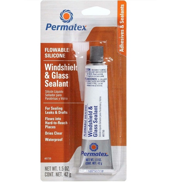 Permatex Flowable Silicone Windshield & Glass Sealant 42g | Shopee Malaysia