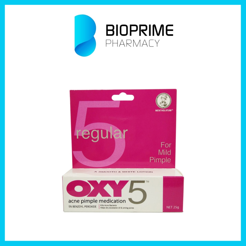 Oxy 5 (For Mild Pimple) 25g | Pimple Acne Cream Medication Treatment | Shopee Malaysia