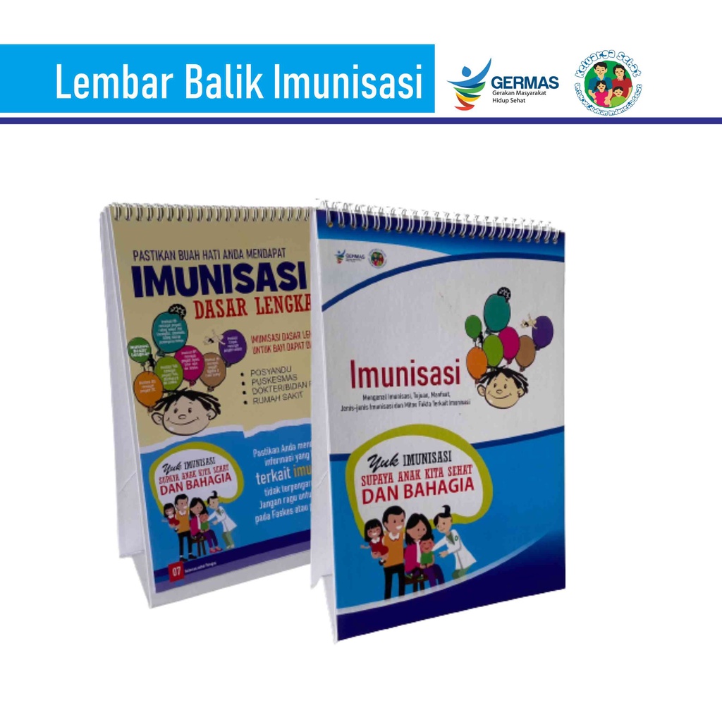Immunization Flip Sheet Book, Immunization Health Promotion Media ...
