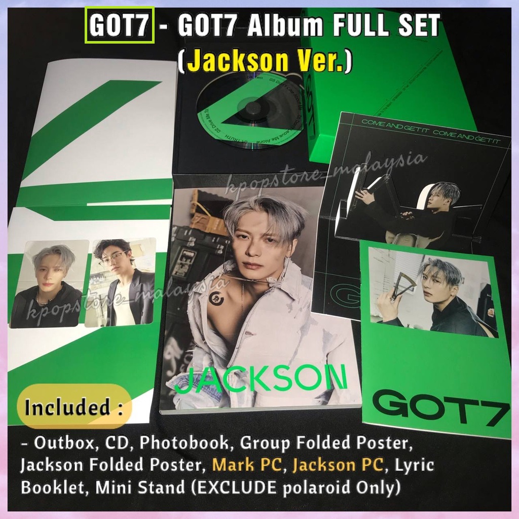 [Unsealed FULL SET] Official ReadyStock GOT7 JACKSON ALBUM. GOT7 ALBUM. KPOP GOT7. ALBUM team ...