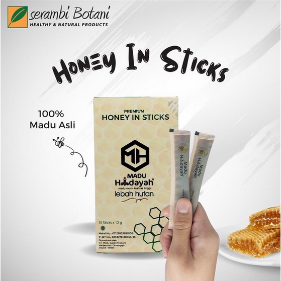 Pure Original Organic Forest Bee Stick Honey - Contains 10 Sticks ...
