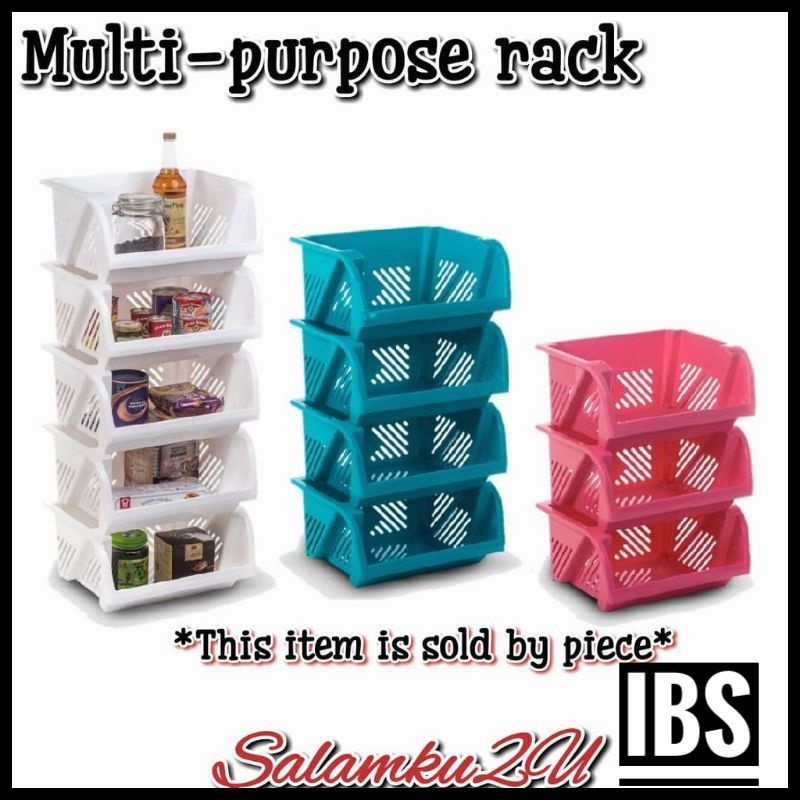 IBS Kitchen Rack Rak Bawang Rak Dapur Bertingkat Rak Serbaguna Plastic ...