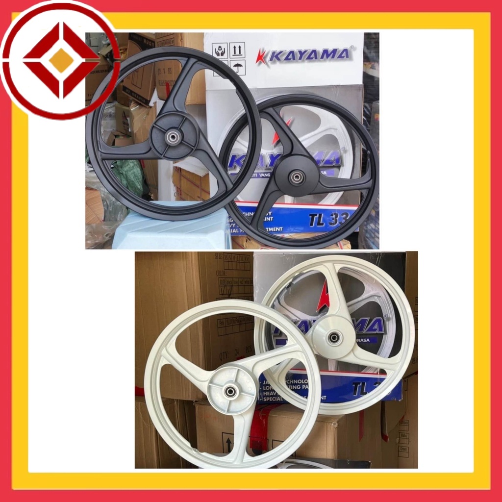 SPORT RIM KAYAMA W100 ENKEI 3 BATANG WAVE100 WAVE 100 EX5 DREAM 3 KAKI ...