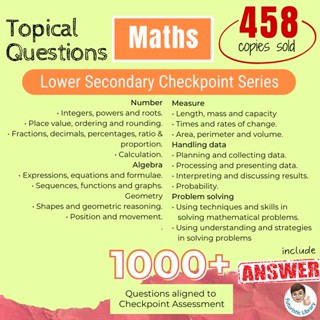 20⭐ Lower Secondary Checkpoint Science Topical Workbook + Answer | Year ...