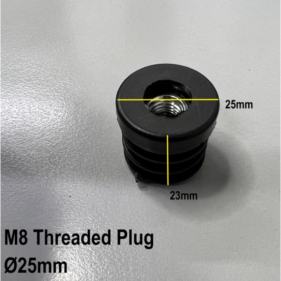 M8 Plastic threaded adjustable stopper / Wheel Roller Furniture Caster ...
