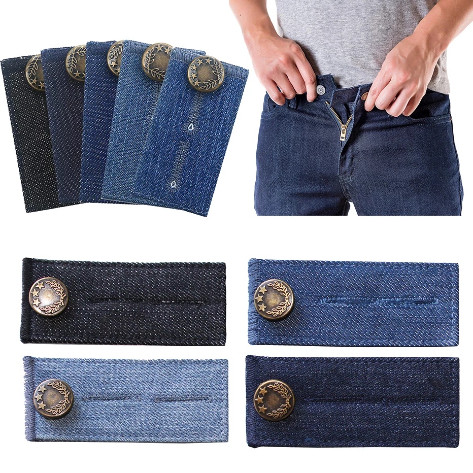 1 Pc Unisex Pant Extender Button Jeans Waist Expander Button Belt ...