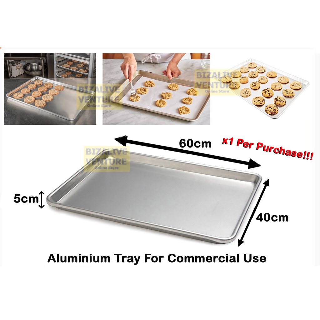 (Heavy Duty) Aluminium Tray Baking Tray for Industry Commercial Oven ...