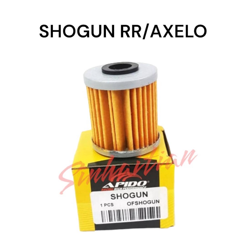SUZUKI SHOGUN RR / AXELO / SHOGUN OIL FILTER -APIDO | Shopee Malaysia