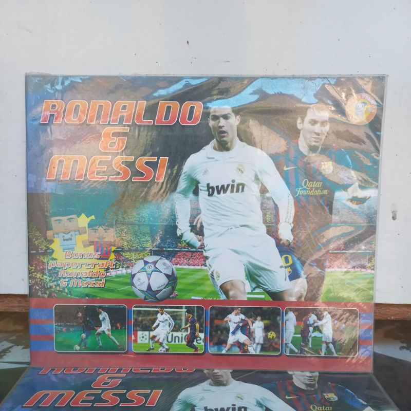Children's Book - Ronaldo & Messi (Bonus Papercraft Ronaldo & Messi ...