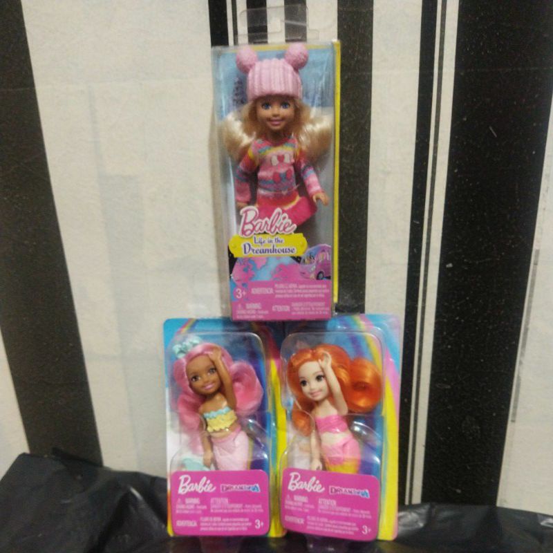 Barbie Kathleen 12 Dancing Chelsea Princess berbie Life in the mermaid ...
