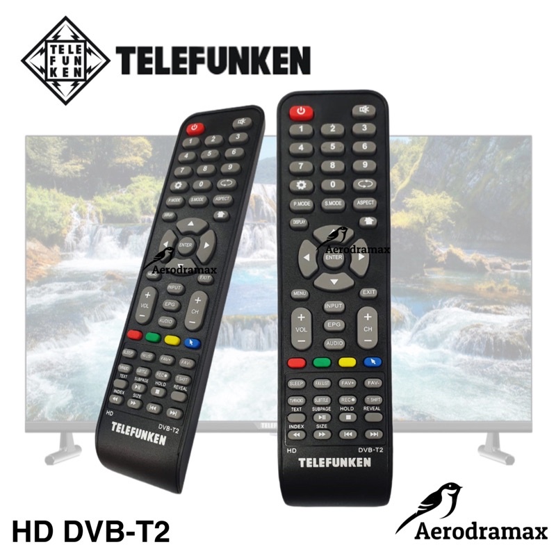 TELEFUNKEN LED TV REMOTE CONTROL DVB-T2 (ORIGINAL) | Shopee Malaysia