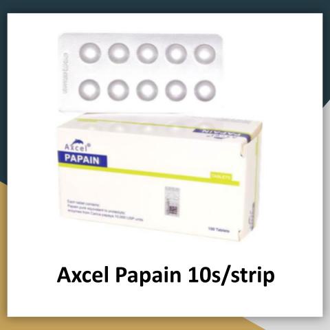 BEAZYME PAPAIN TABLET 10'S / NOFLUX LYSOZYME (PAPASE 150,000 USP UNIT ...