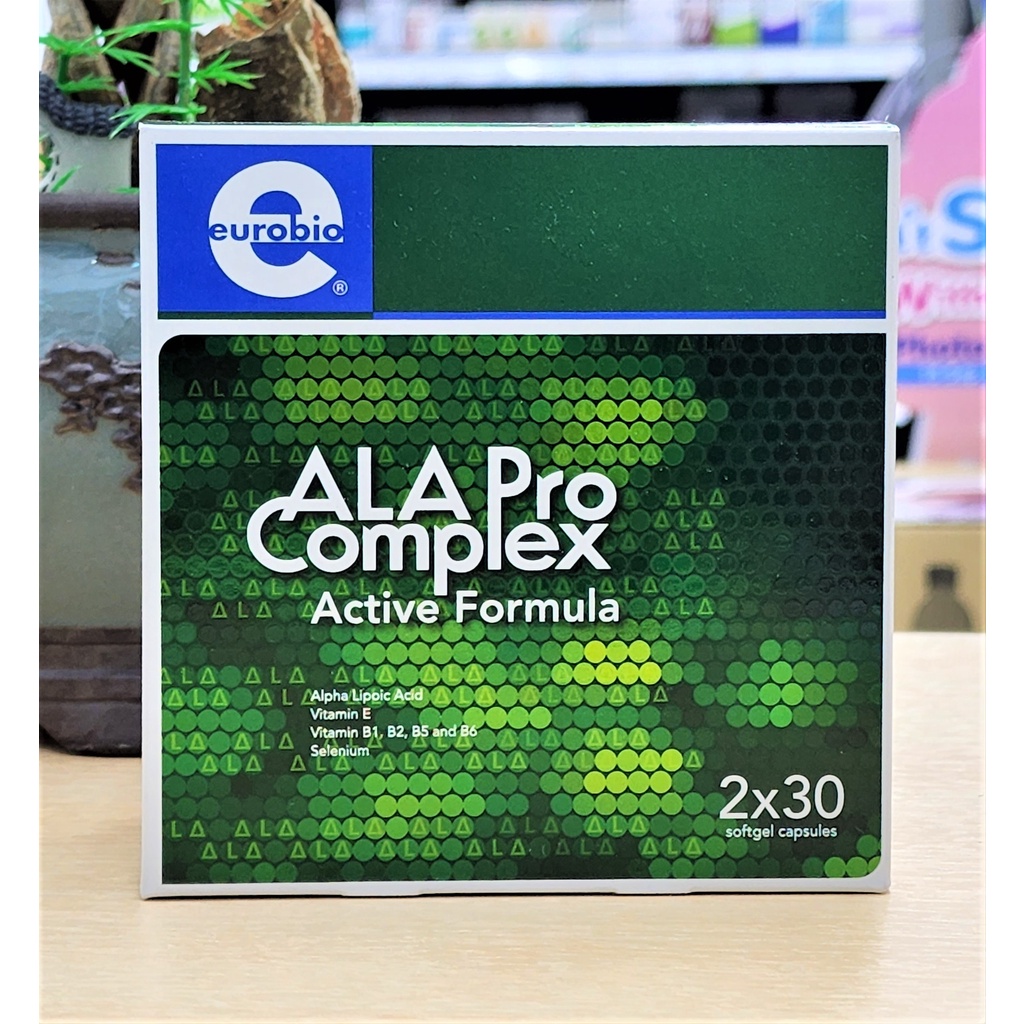 (EXP 8/24) EUROBIO ALA PRO COMPLEX ACTIVE FORMULA (30'S/2X30'S ...