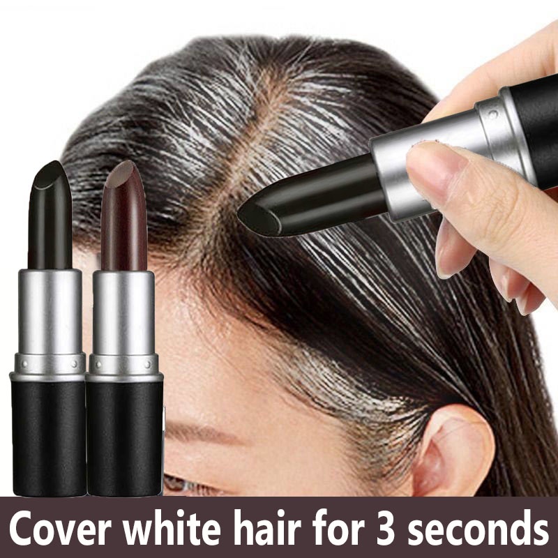 Temporary Lipstick Hair Dye Pen Hairline Concealer Pen pure plant hair ...