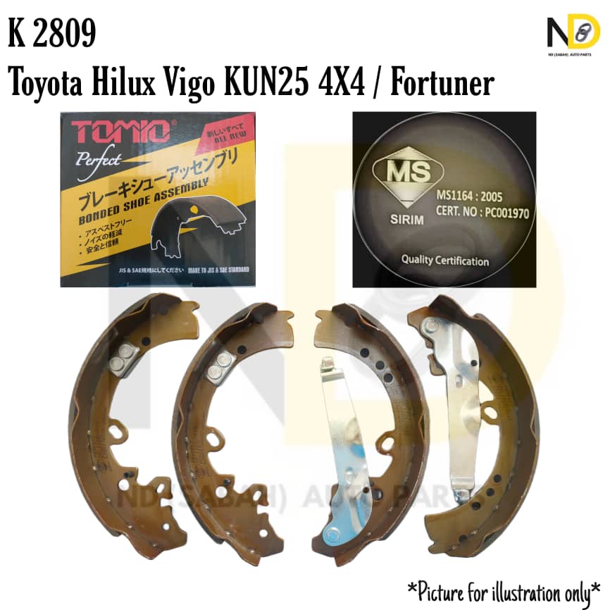 TOYOTA HILUX VIGO (KUN25 / KUN26) / FORTUNER (KUN50 / TGN51 / TGN156 ...