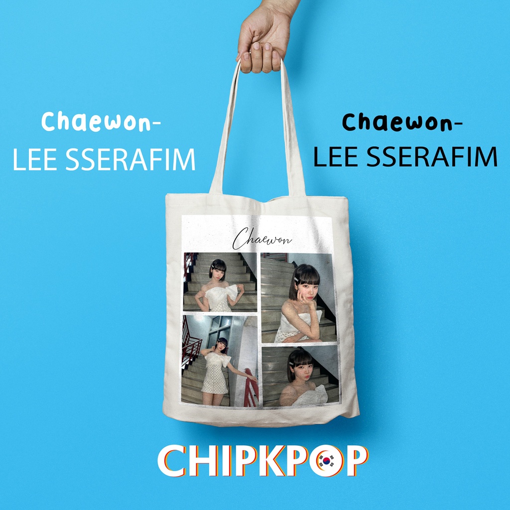 [PACKAGE SET] [CHAEWON] I TOTEBAG CHAEWON LEE SSERAFIM I TOTEBAG CHAEWON LEE SSERAFIM I TAS LEE ...