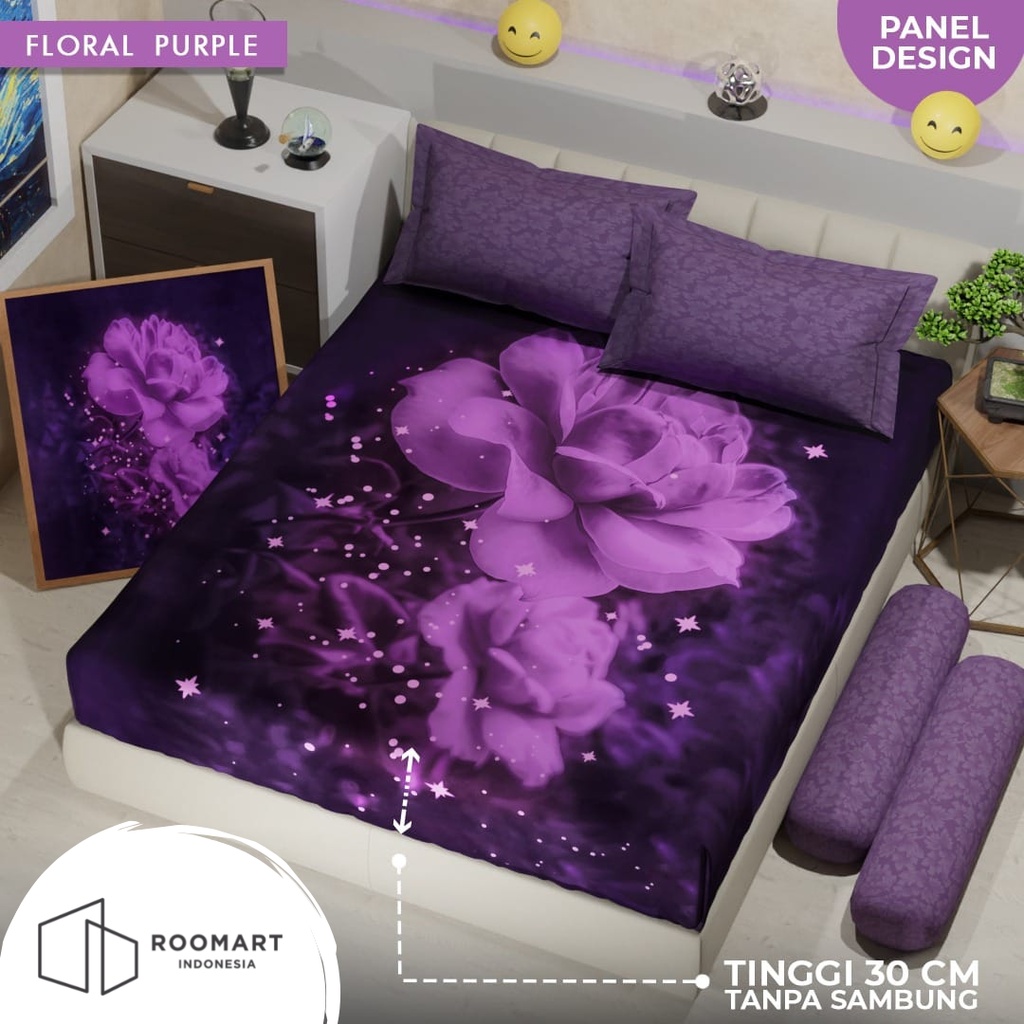 Monalisa Michio Minimalist Kids Bed Sheet Size 100x200 Single 30th High ...