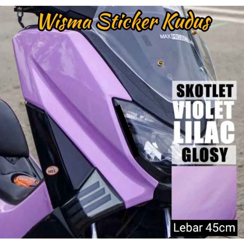 UNGU Lilac Purple Stickers / Meter Stickers / Lylac Purple Sheet ...