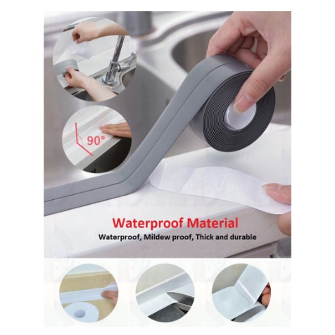 🌹READY STOCK🌹 Kitchen Seam Sealing Strip Wall Corner Window Sealing ...