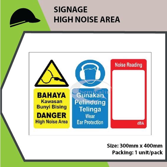 SIGNAGE HIGH NOISE AREA | Shopee Malaysia