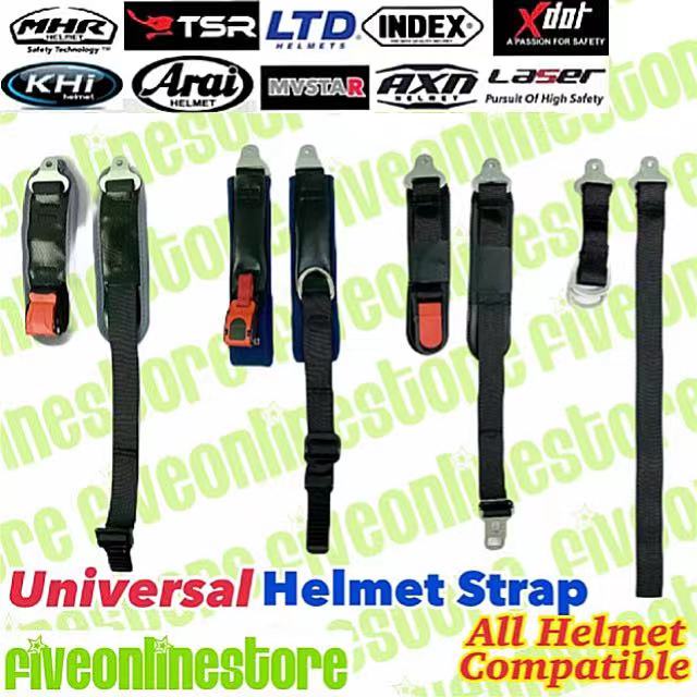 Universal Helmet Belt Clip Buckle Strap Pin Button D Ring Open Face ...