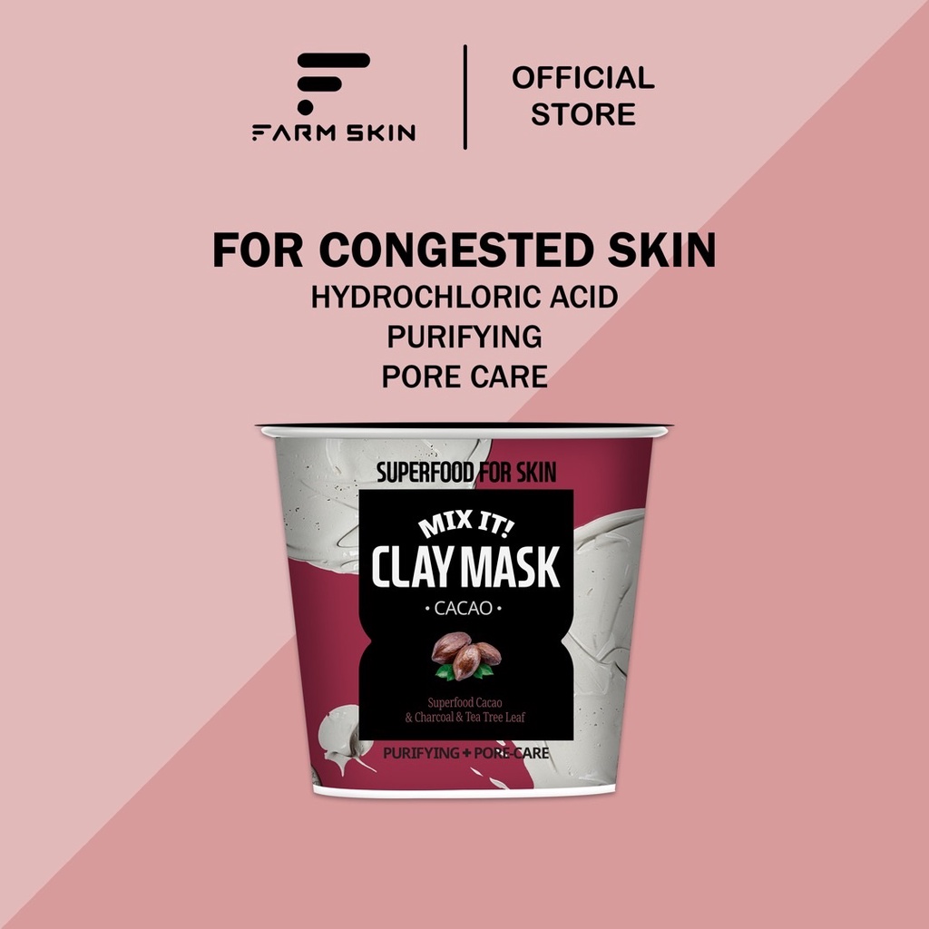 Farmskin Superfood Purifying and Pore-Care Cocao Clay Mask | Shopee ...