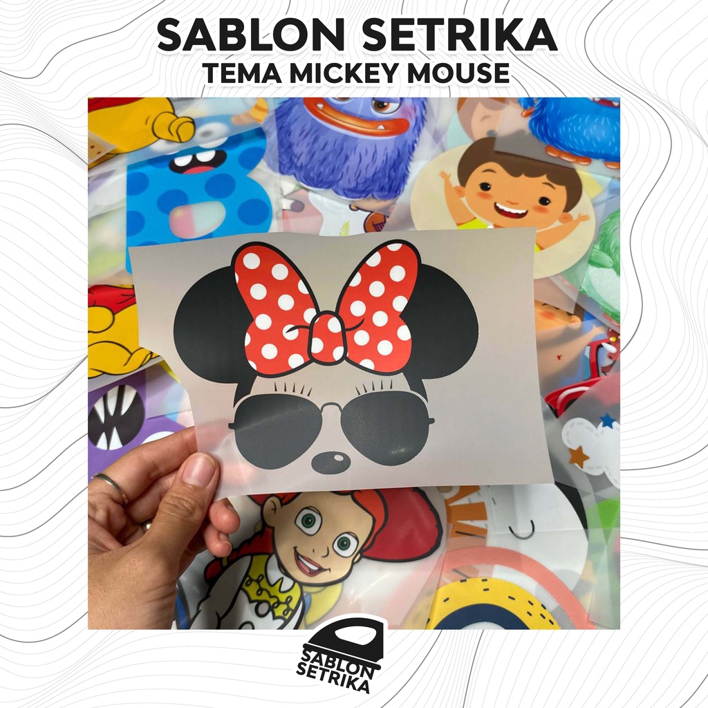 Mickey MOUSE Cartoon Theme PRINTING DTF PRINTING Ironing Screen ...