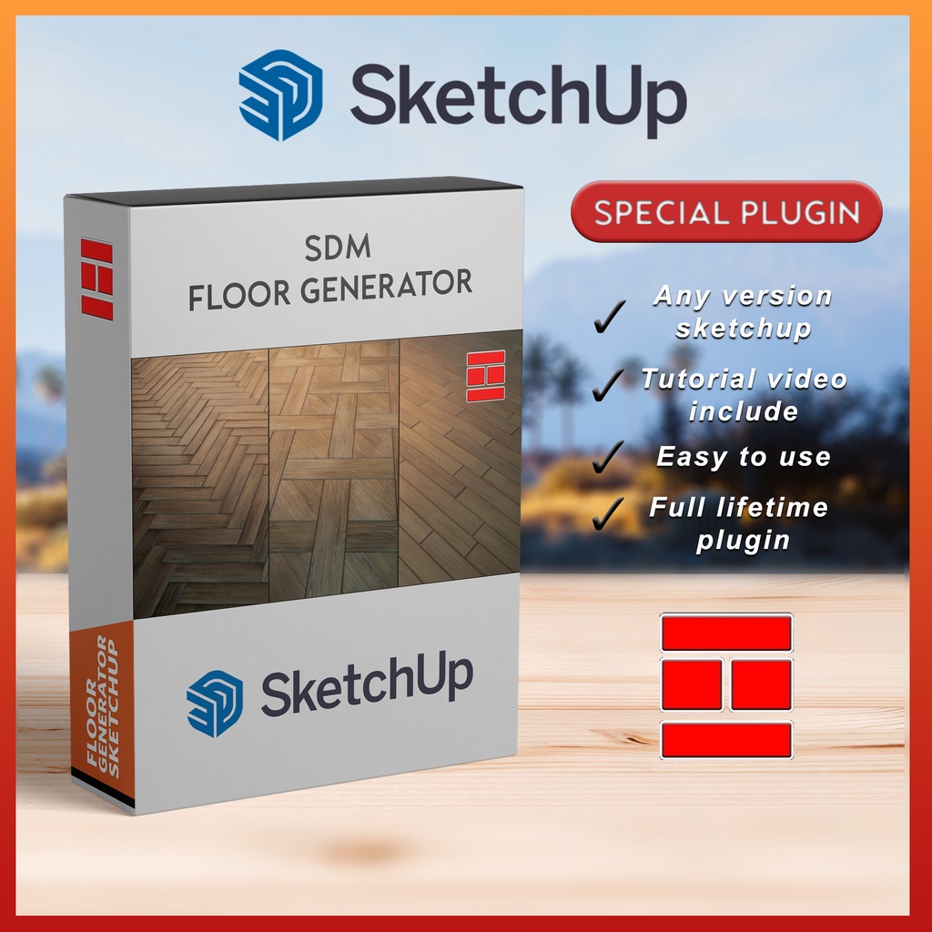 [NEW SPECIAL] Sketchup Plugin-Sdm Floor Generator | Shopee Malaysia